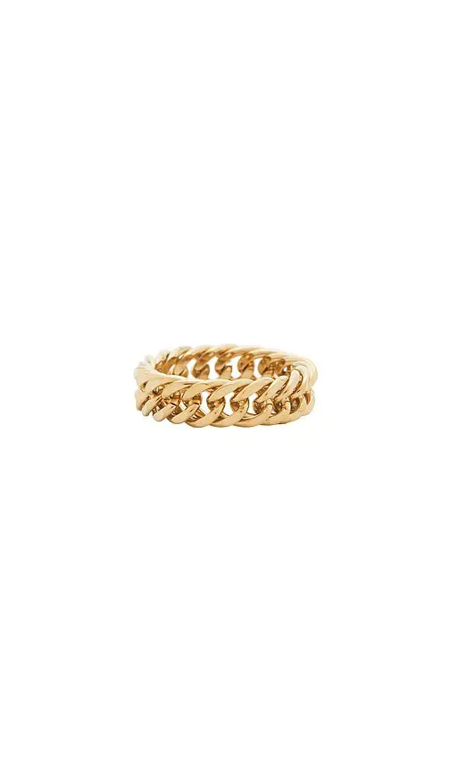 MAZIN JEWELS Chain Link Ring - Gold