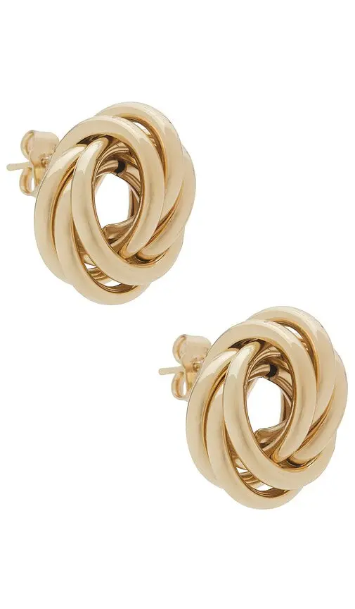 MAZIN JEWELS Milan Earrings - Gold