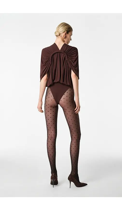 REVOLVE LOS ANGELES Chimere Bodysuit With Deep V-neck And Gathered Detailing