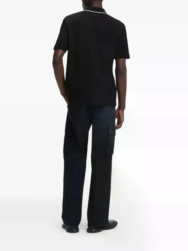 Hugo Piped-trim Cotton Polo Shirt