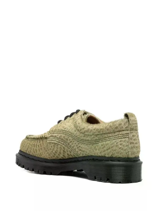 Dr. Martens Lowell Textured Derby Shoes - Green