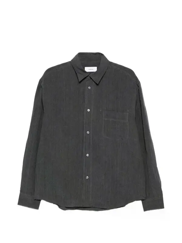 LARDINI Chest-pocket Buttoned Shirt
