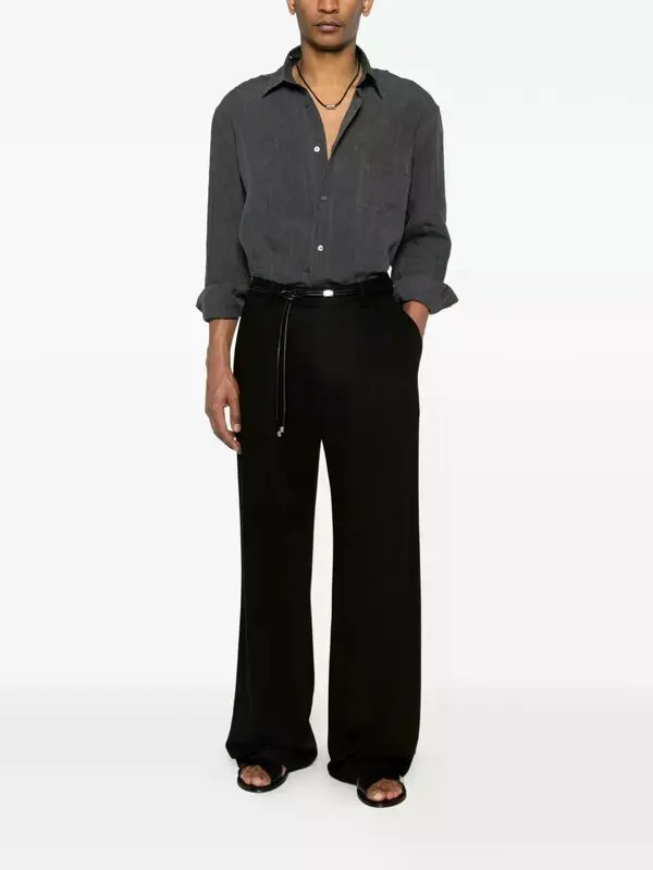 LARDINI Chest-pocket Buttoned Shirt