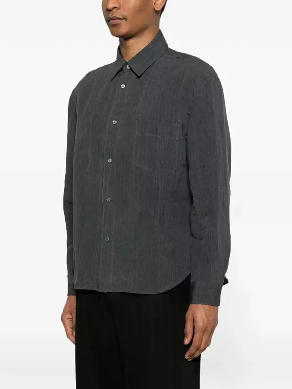 LARDINI Chest-pocket Buttoned Shirt
