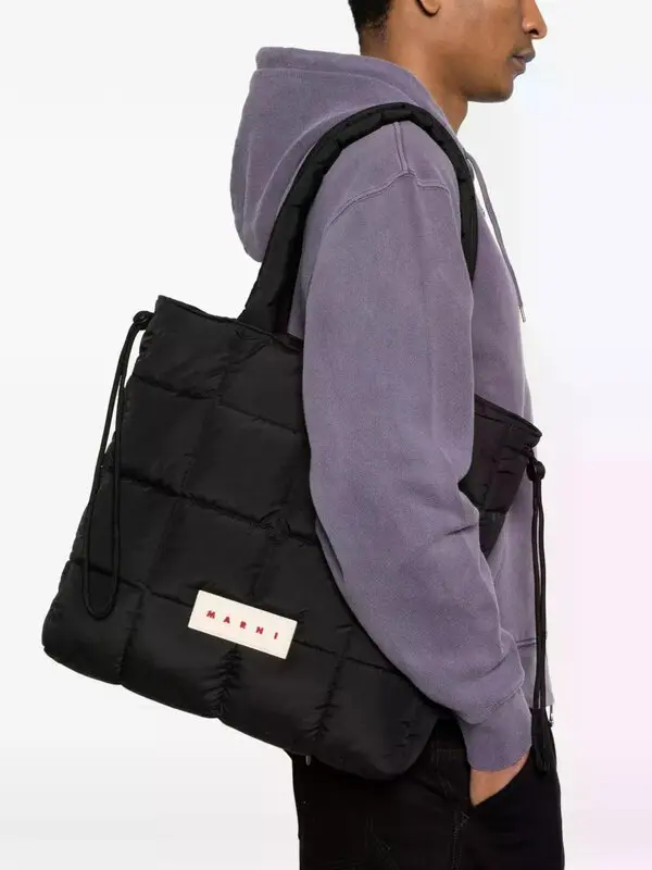 Marni Padded Logo Tote Bag