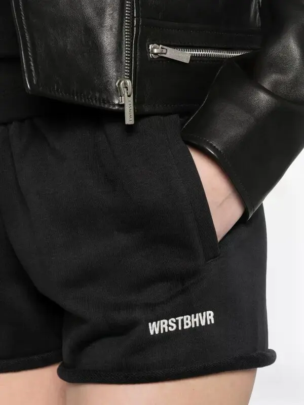 WRSTBHVR Logo Shorts