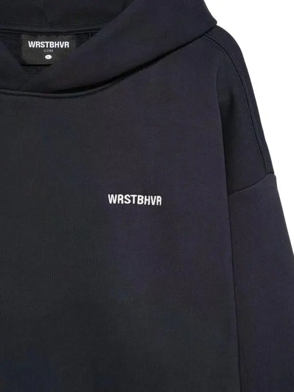 WRSTBHVR Hooded Pouch Sweater