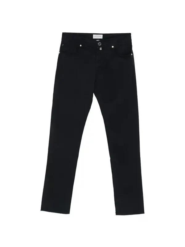 Jacob Cohen Bard Straight Trousers - Black