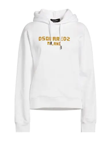 Dsquared2 Cotton Fleece Sweatshirt - White