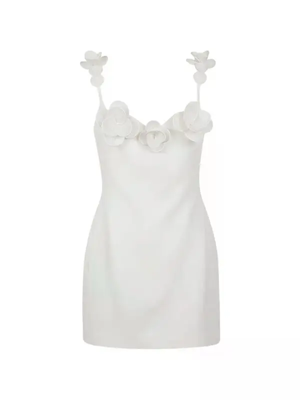 David Koma Flower-embellished Mini Dress