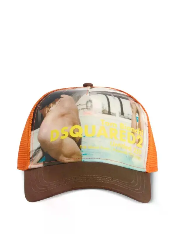 Dsquared2 X Tom Bianchi Baseball Cap - Orange