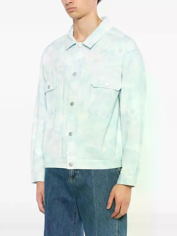 AGNES B. Floral Camouflage Jacket