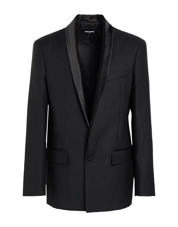 Dsquared2 Blazer Size Virgin Wool, Silk