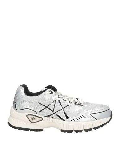 Armani Exchange Textile Fibers Low-top Sneakers - Silver