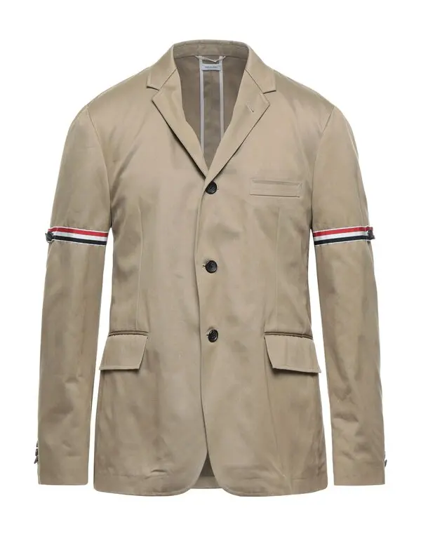 Thom Browne Cotton Twill Blazer - Beige