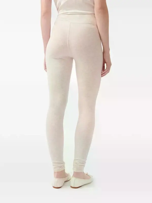 American Vintage Ypawood Elasticated Leggings - Neutrals
