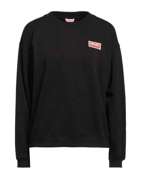 Kenzo Cotton Blend Sweatshirt - Black