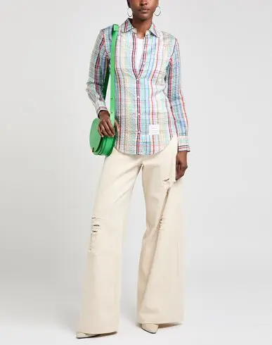 Thom Browne Checked Organza Shirt