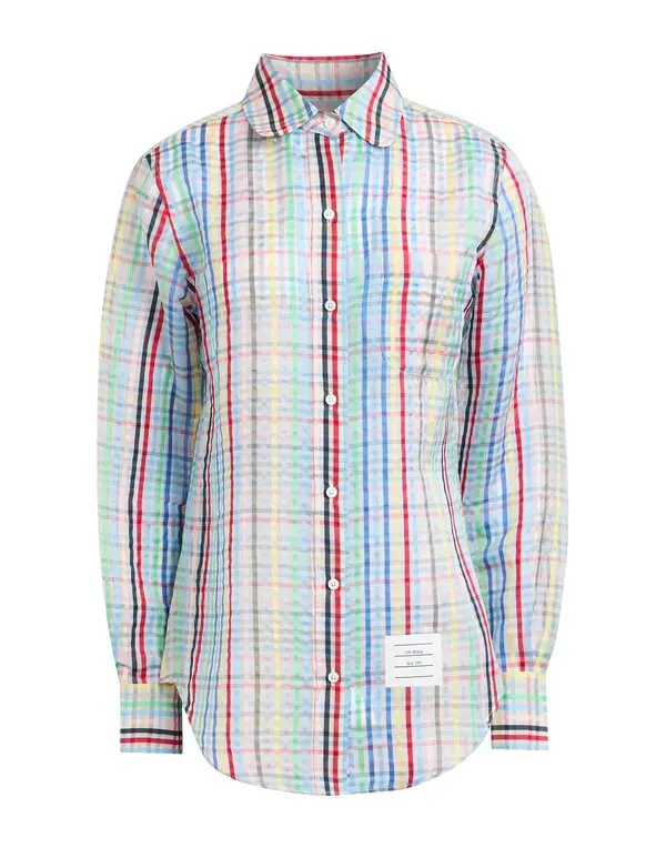 Thom Browne Checked Organza Shirt