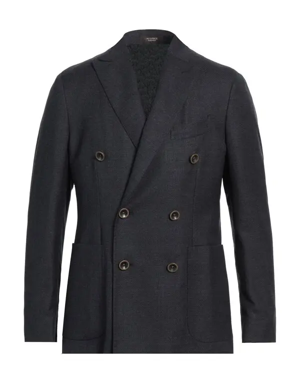 Peserico Midnight Virgin Wool Blazer