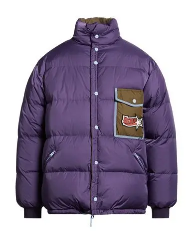Herno Dark Polyamide Quilted Down Jacket - Purple