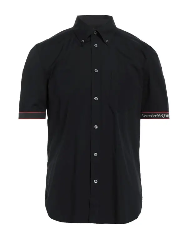 Alexander McQueen Shirt Size Cotton, Elastane, Polyester - Black