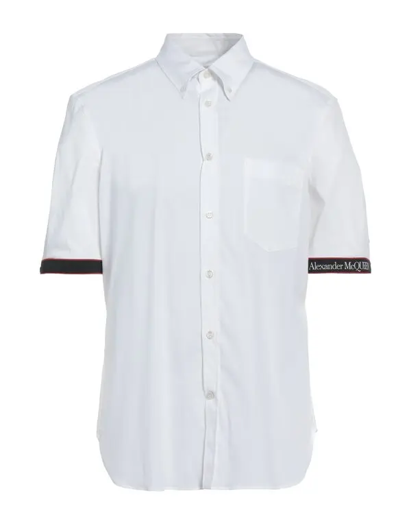 Alexander McQueen Shirt Size Cotton, Elastane, Polyester - White