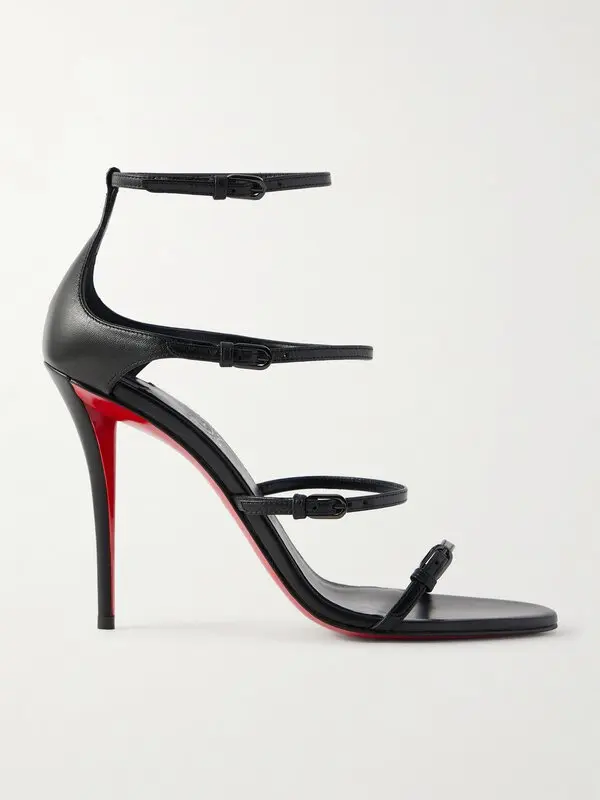 CHRISTIAN LOUBOUTIN Millennium Buckled Leather Sandals