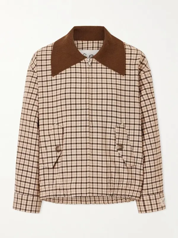 Sea Savannah Plaid Jacket