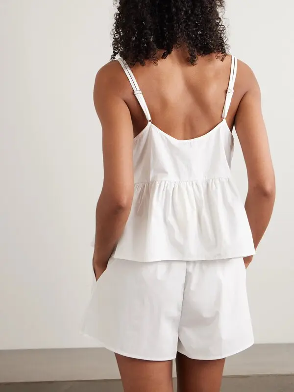 DEIJI STUDIOS Bind Organic Cotton-poplin Pajamas