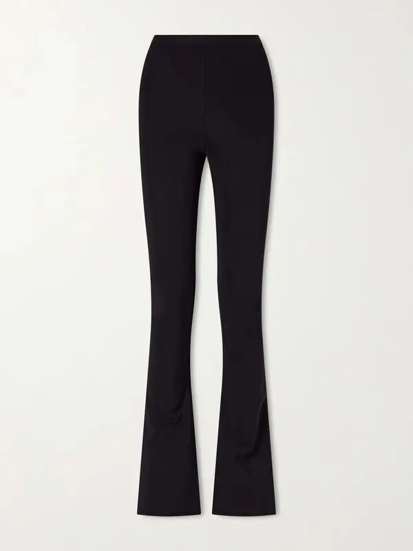 Rick Owens Carmen Jersey Flared Trousers