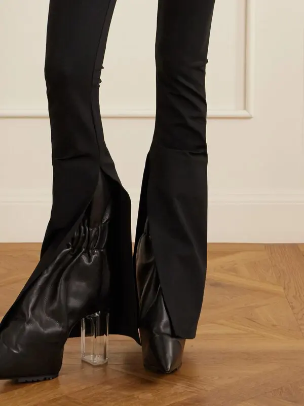 Rick Owens Carmen Jersey Flared Trousers
