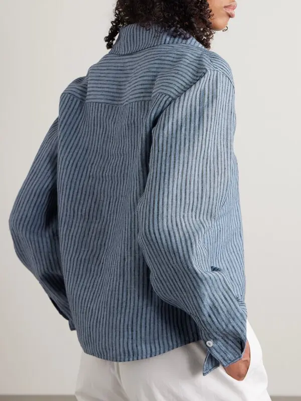 DEIJI STUDIOS Striped Linen Shirt