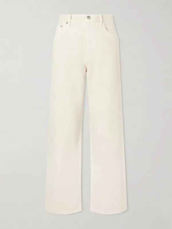 AGOLDE Low Slung Baggy Organic Boyfriend Jeans - Neutrals