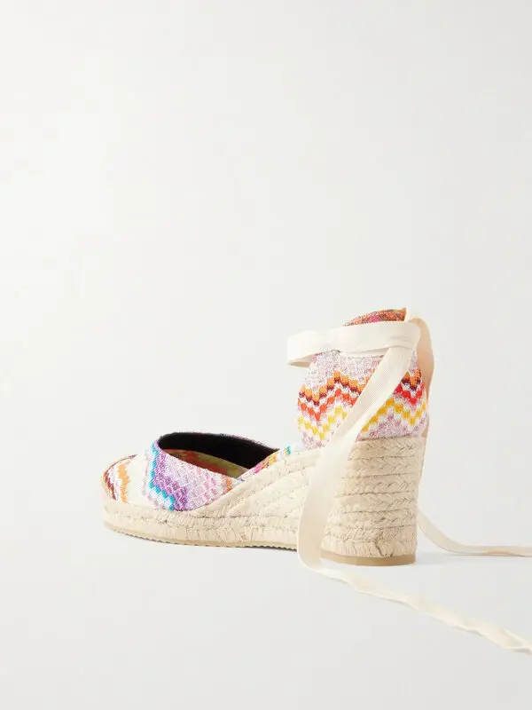 Missoni Eva Woven Wedge Espadrilles