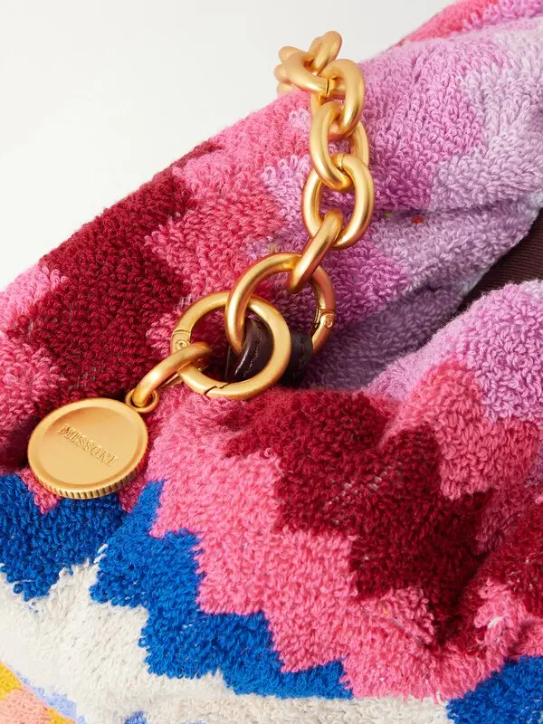 Missoni Large Striped Terry Pouch