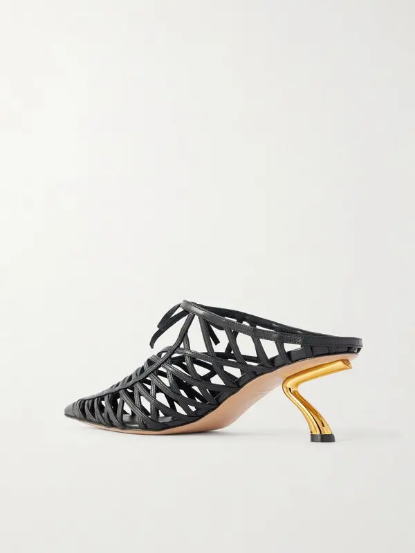 FERRAGAMO Cirry Leather Mules
