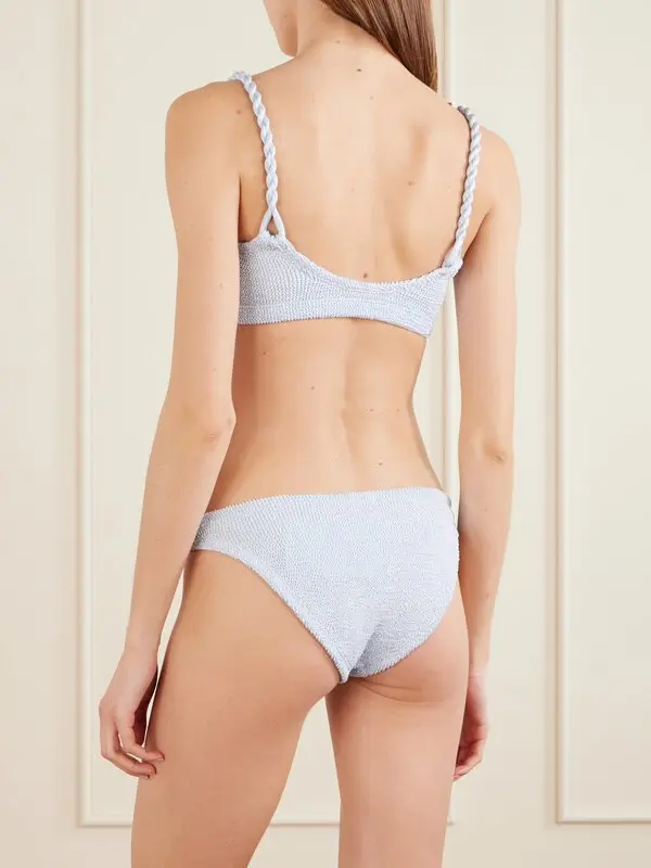 Hunza G Phoebe Original Crinkle™ Bikini - Blue
