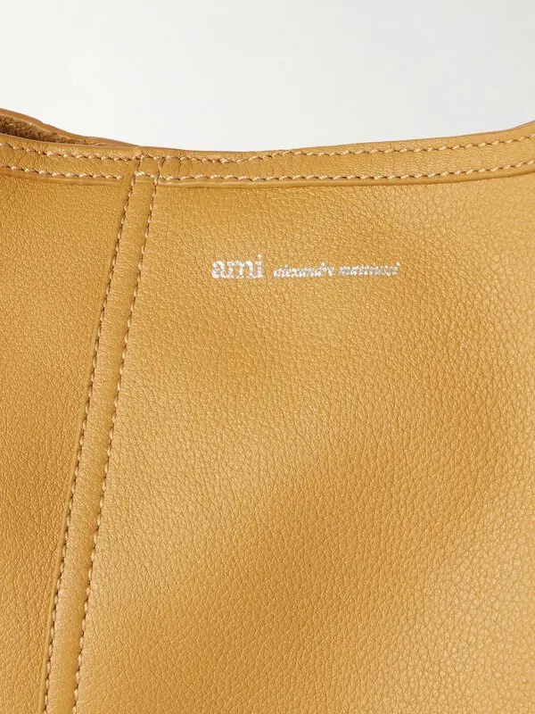 AMI Paris Etienne Leather Shoulder Bag