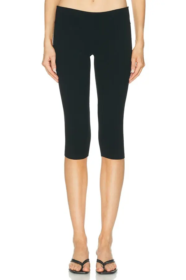 TOTEME Capri Knit Legging - Black