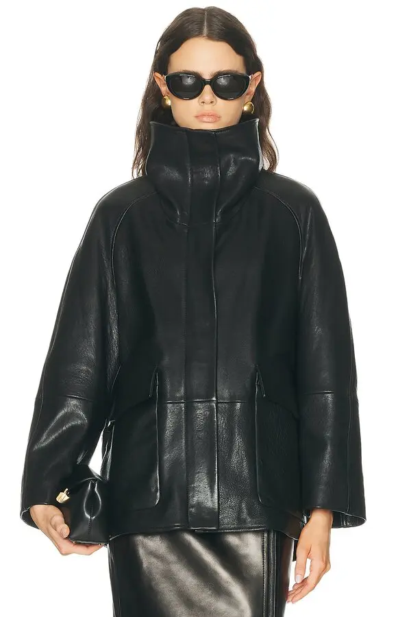 Nour Hammour Ansel Leather Jacket