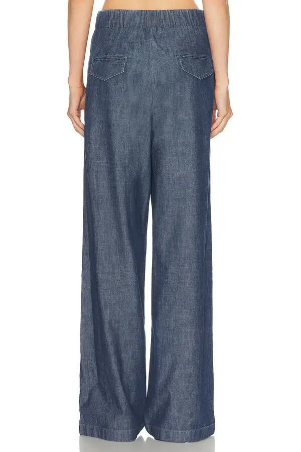 JIL SANDER Wide Leg Trouser - Indigo