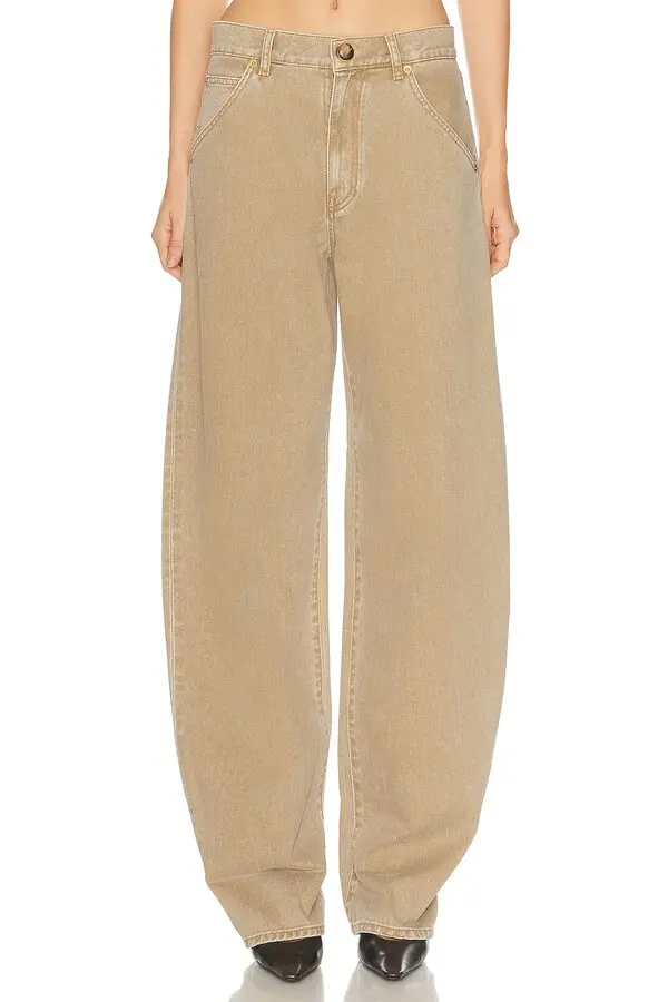 DARKPARK Khris Barrel Leg Jeans - Camel
