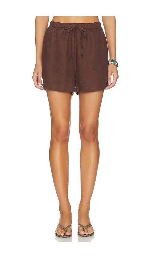 Rails Jenner Linen Short - Brown