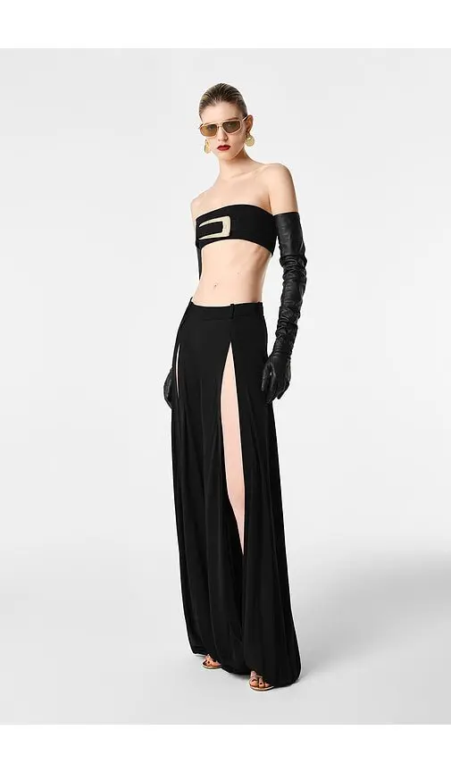 Revolve Freya Bandeau Top With Oversized Hardware Detail - Black