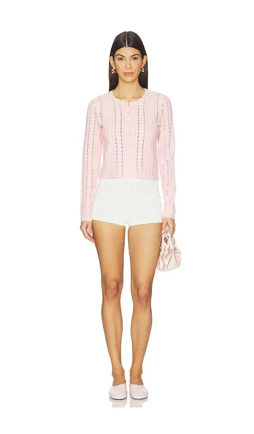 LoveShackFancy Peridot Cardigan - Pink