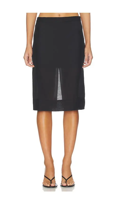 LOVERS AND FRIENDS Rachel Midi Skirt - Black