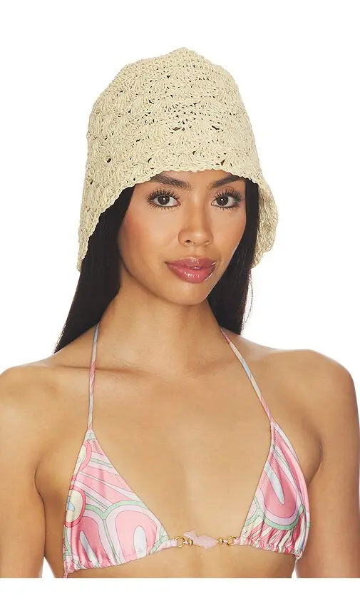 LOVERS AND FRIENDS Cori Raffia Hat - Neutral