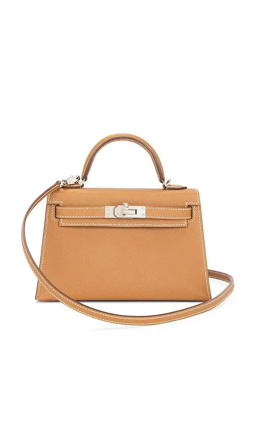 FWRD RENEW Hermes Epsom Kelly 20 Handbag - Brown