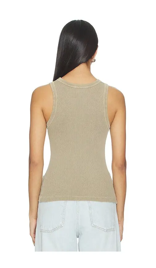 AGOLDE Poppy Ribbed Tank Top - Sage